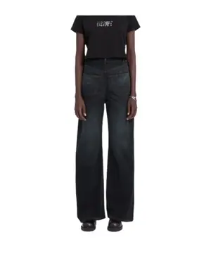 MAISON MARGIELA Wide-leg Jeans - Dark Blue