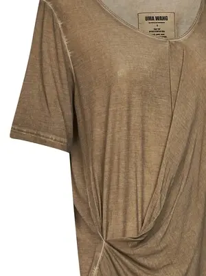 UMA WANG Short-sleeve T-shirt With Pleating