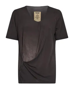 UMA WANG Uma Wang Short Sleeve T-Shirt With Round Neck And Pleated Design No