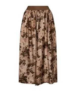 UMA WANG Floral Print Maxi Skirt - No