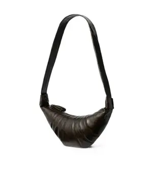 LEMAIRE Small Croissant Bag In Coated Cotton