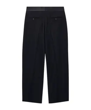 Giorgio Armani Pure Virgin Wool Crepe Oversized Trousers
