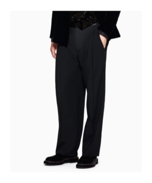 Giorgio Armani Pure Virgin Wool Crepe Oversized Trousers