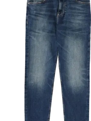Hugo Boss Logo Patch Faded Jeans