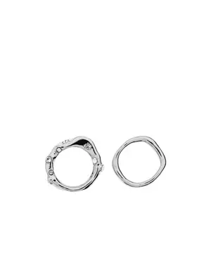 Dries Van Noten Double-band Ring - Silver
