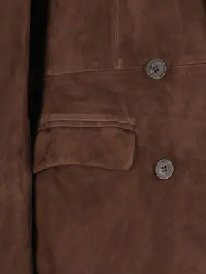 ARMA Long Sleeve Leather Blazer