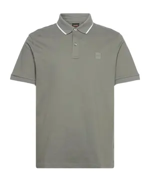 Hugo Boss Contrast Trim Logo Patch Polo Shirt