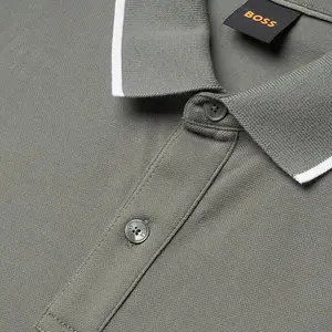 Hugo Boss Contrast Trim Logo Patch Polo Shirt