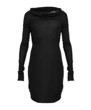 Rick Owens Long-sleeved Dress - Black