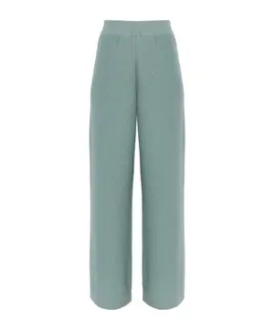 Fabiana Filippi Sequin-embellished Knitted Trousers - Green
