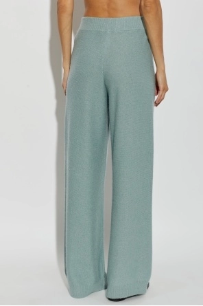Fabiana Filippi Shimmer Knit Wide-leg Trousers