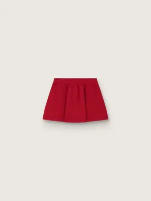 GOLDEN GOOSE Elastic Waist Midi Skirt With Logo Embellishment