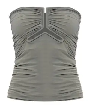 Rick Owens Ruched Strapless Top - No