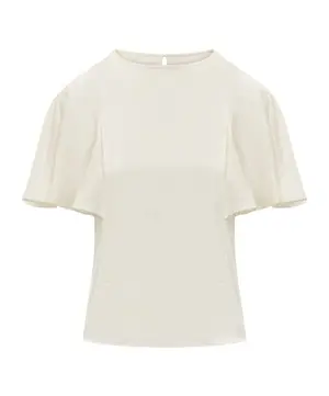 Michael Kors Cape Sleeve Top - No
