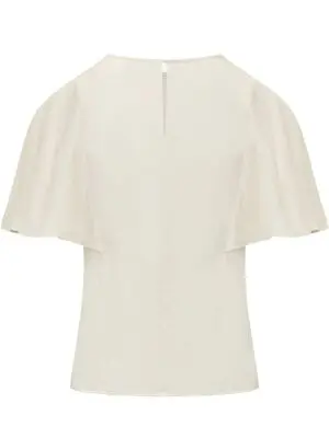 Michael Kors Cape Sleeve Top - No