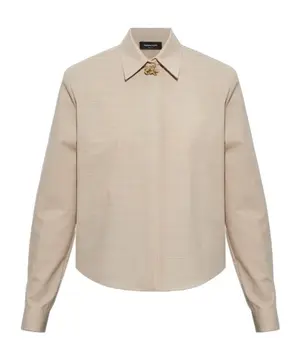 Fabiana Filippi Long-sleeved Shirt With Jeweled Detailing