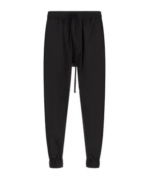 THOM KROM Drawstring Casual Pants - Black