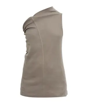 Rick Owens One-shoulder Top - Grey