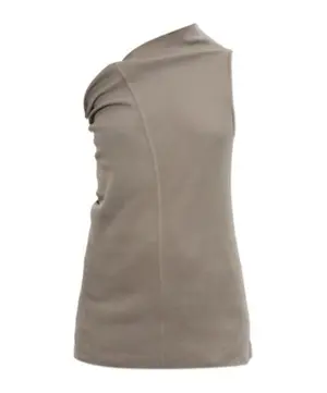Rick Owens Rick Owens One Shoulder Top Grey
