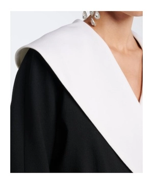 Alessandra Rich Double-breasted Wool-blend Coat