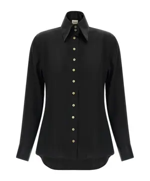 Khaite Long-sleeved Shirt - Black