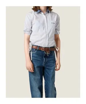 Miu Miu Striped Poplin Shirt