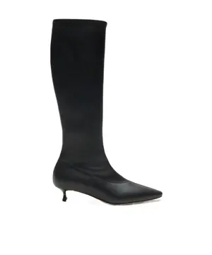 Casadei Giselle Knee-high Kitten-heel Boots