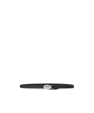 Fendi Selleria Buckle Belt - Black