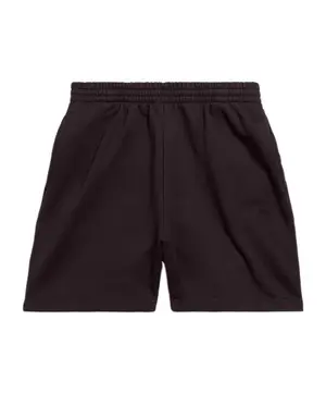 Balenciaga Logo Details Sports Shorts - Black
