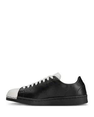 Y3 Superstar Leather Lace Up Sneakers