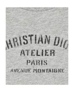 Dior Logo Round Neck T-shirt