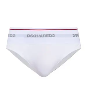 Dsquared2 Logo Briefs - White