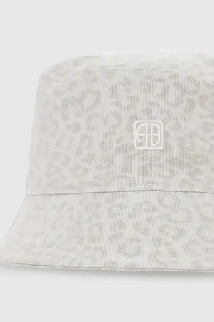 ANINE BING Leopard Print Fisherman's Hat