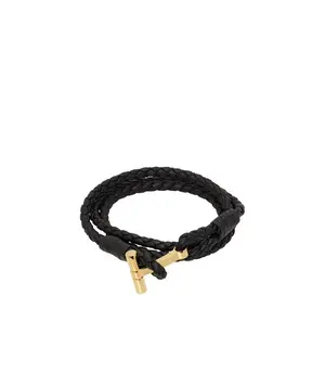 TOM FORD Braided Design Bracelet - Black