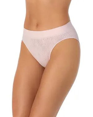 Le Mystère Le Mystere Lace Knit Seamless Bikini Panties Cherry Blossom