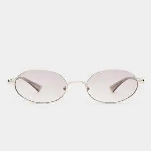 Le Specs Icicle Sunglasses - Bright Silver