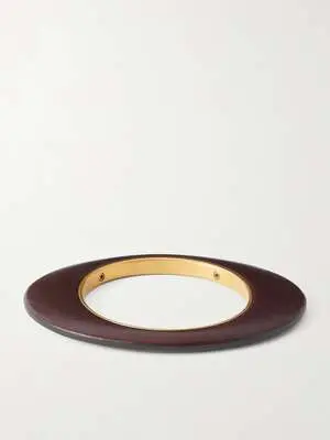 Saint Laurent Blade Gold-tone Bracelet