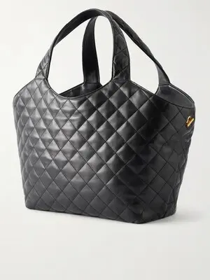 Saint Laurent Icare Medium Matelassé Leather Tote