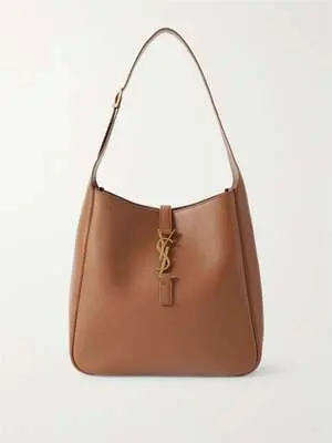 Saint Laurent Le 5 À 7 Leather Shoulder Bag - Brown