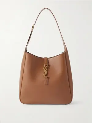 Saint Laurent Le 5 À 7 Leather Shoulder Bag - Brown