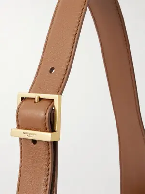Saint Laurent Le 5 À 7 Leather Shoulder Bag - Brown
