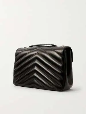 Saint Laurent Loulou Large Matelassé Leather Shoulder Bag