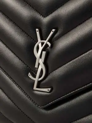 Saint Laurent Loulou Large Matelassé Leather Shoulder Bag