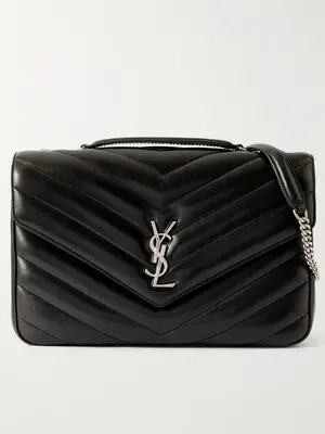 Saint Laurent Loulou Large Matelassé Leather Shoulder Bag