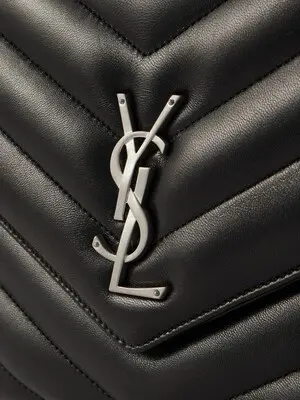 Saint Laurent Loulou Large Matelassé Leather Shoulder Bag