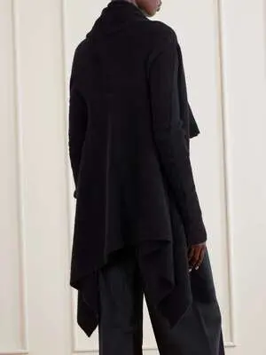 Rick Owens Draped Wool-blend Cardigan
