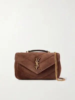 Saint Laurent Loulou Mini Matelassé Shoulder Bag