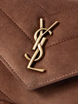 Saint Laurent Loulou Mini Matelassé Shoulder Bag