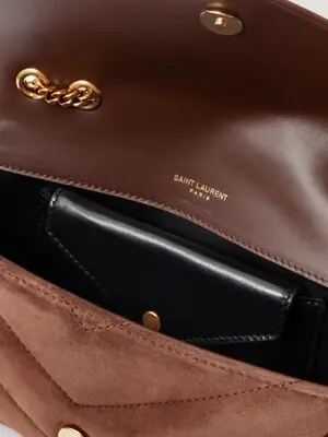 Saint Laurent Loulou Mini Matelassé Shoulder Bag