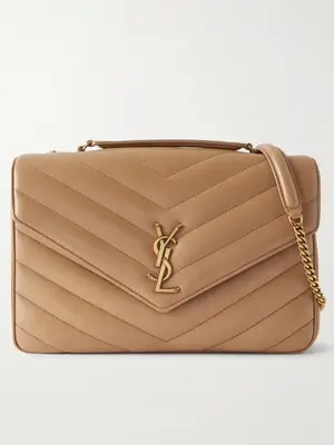 Saint Laurent Loulou Large Matelassé Leather Shoulder Bag